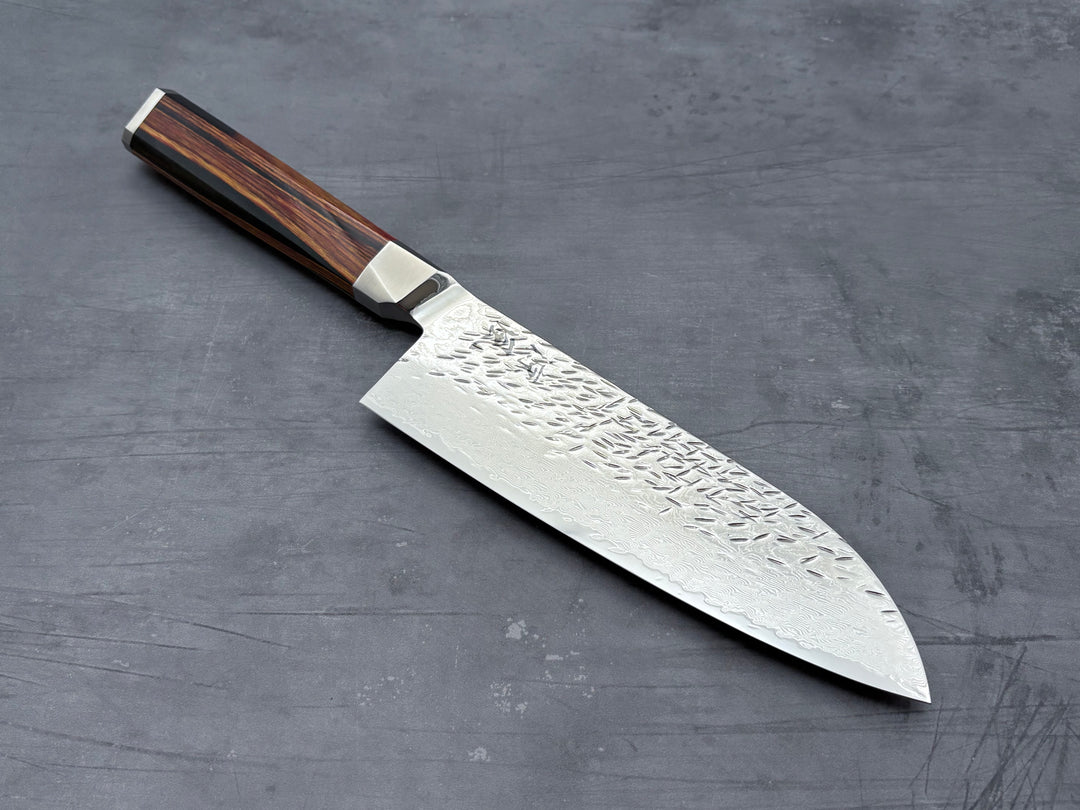 Ono Knife - Suzukaze SG2 Damascus Santoku – Cutting Edge Knives